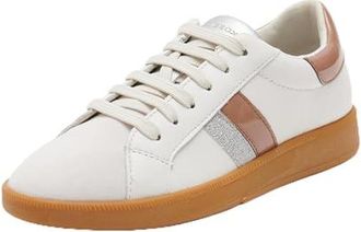 Geox Femme D Meleda B Basket, White DK Rose, 38 EU