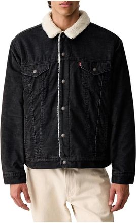 Levi's Type 3 Sherpa Trucker Jacket - Homme - Vestes - Bleu - Taille: 2XL