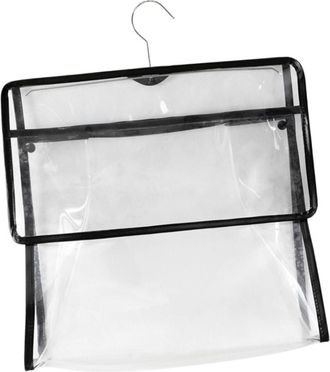 SOLUSTRE wasserdichte Hängende Aufbewahrungstasche Aus PVC Für Dusche Und Bad Transparente Und Große Tasche Zum Aufhängen Für Kleidung Und Gegenstände Mit Robu
