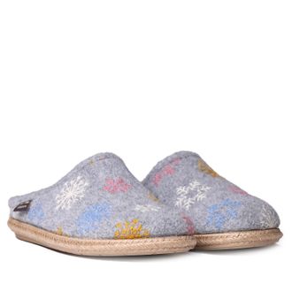 Toni Pons Damen-Hausschuh aus Filz - DELI-CP - Grau, 38 EU