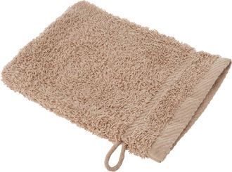 De Witte Lietaer Collection H 6 St&uuml;ck Waschlappen, Baumwolle beige Taupe 15 x 21 cm