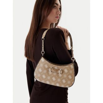 Guess Handtasche Guess Carrie Logo HWGP98 98180 Beige