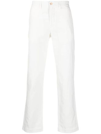 Polo Ralph Lauren pantalon droit à motif Polo - Blanc