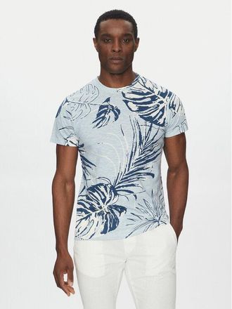 Indicode T-Shirt Intribe 41-140 Himmelblau Regular Fit