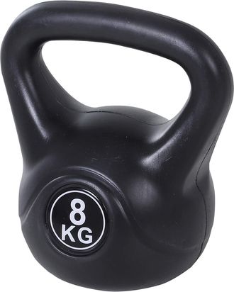 HOMCOM Kettlebell Kugelhantel 8 kg Gewicht-Hantel mit Sand bef&uuml;llt f&uuml;r Anf&auml;nger Zuhause Krafttraining