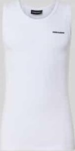Pegador Tanktop mit Logo-Stitching und Rundhalsausschnitt
