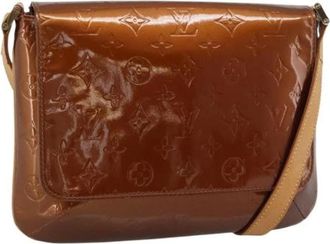 Louis Vuitton Sac bandouli&egrave;re vintage en cuir verni Pre-owned - Femme - Pre-owned - Brun - Taille: ONE Size