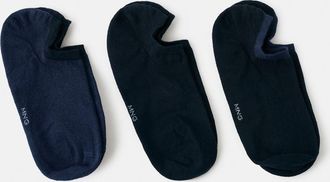 Mango Lot 3 paires de socquettes bleu marine - Homme - 40-42 - MANGO MAN