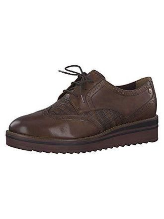 Tamaris 1-1-23729-23 442, Derbys Femme, Marron (Chestnut/Croco 442), 37 EU