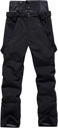 Generic Pantalon de ski thermique pour femme - Imperméable et coupe-vent de couleur unie Pantalon de ski dextérieur chaud pour lhiver - Pantalon de ski coloré