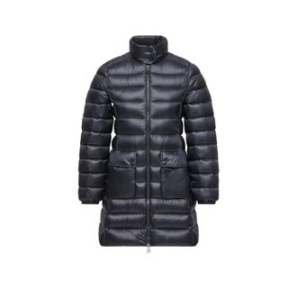 Moncler Moncler Genet Long Down Jacket, Women, Blue, Size: 00