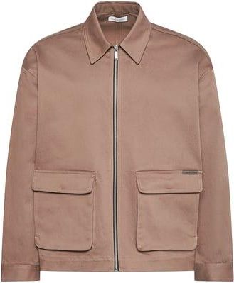 Calvin Klein Veste en coton m&eacute;lang&eacute;