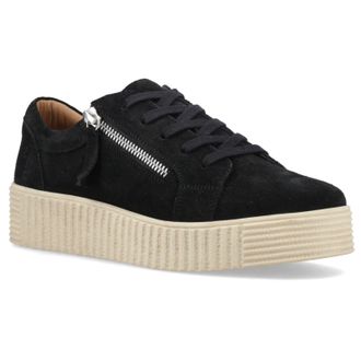 Hush Puppies Tara Wildleder Leder Damen Schwarz Sneakers