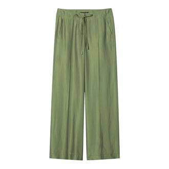 Luisa Cerano Femme, Pantalons, Vert, Taille: 44 FR Wide Pantalons