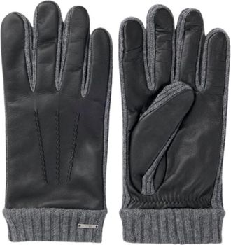 HUGO BOSS Homme, Accessoires, Noir, Taille: 9 1/2 IN Boss - Accessories > Gloves