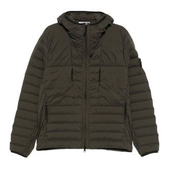 Stone Island Homme, Vestes, Vert, Taille: L Down Vestes