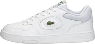 Lacoste Homme, Chaussures, Blanc, Taille: 46 EU Lineset Leather Baskets
