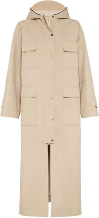 Brunello Cucinelli Klassischer Regenmantel - Nude