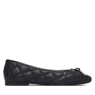 Tommy Hilfiger Ballerinas Tommy Hilfiger Charm Quilted Ballerina FW0FW09503 Schwarz