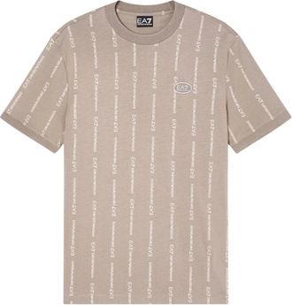 Emporio Armani Emporio Armani Ea7, Homme, Tops, Brun, Taille: S T-shirt &agrave; Manches Courtes