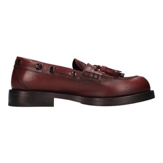 Pantanetti Handgefertigte Loafer aus Leder - - Shoes - Damen - Rot - 38 1/2 EU