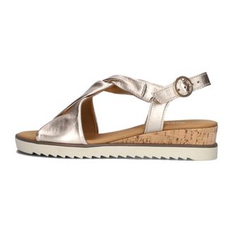 Gabor Rosegoldfarbene Twist Sandale - - Shoes - Damen - Rosa - 38 1/2 EU