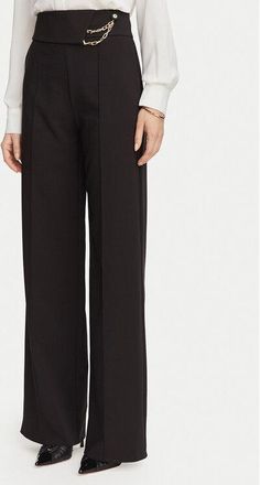 Rinascimento Rinascimento Stoffhose CFC0130433003 Schwarz Regular Fit