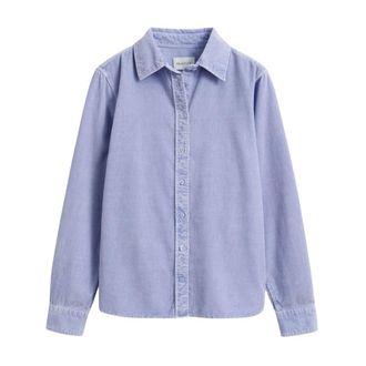GANT Reg Cordroy Shirt - - Blouses & Shirts - Damen - Lila - M