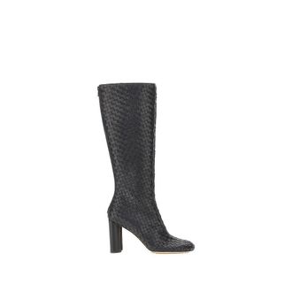 Bottega Veneta Intrecciato nappa leather Cherry boots Woman 38+