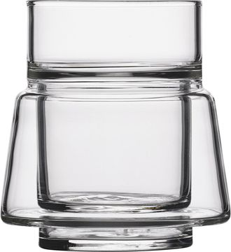 Jacob Jensen Small Doppelwandglas Dia 6,5 x 7 cm 7 cl Clear