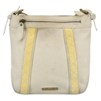 Burberry Sac bandouli&egrave;re Vintage Pre-owned - Femme - Pre-owned - Blanc - Taille: ONE Size