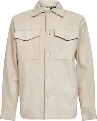 Lardini Homme, Vestes, Beige, Taille: XL Light Jacket