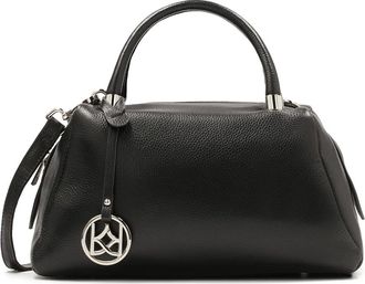 Kazar Femme, Sacs, Noir, Taille: ONE Size Sac souple en cuir avec poign&eacute;es et bandouli&egrave;re