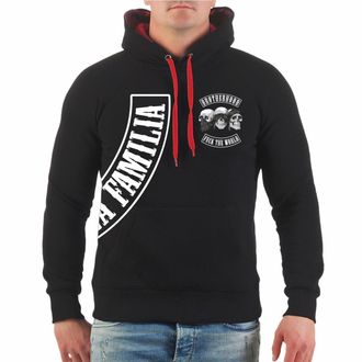 Spass Kostet Herren Kapuzenpullover La Familia Respect No Mercy Patch Gr&ouml;&szlig;e M - 5XL schwarz