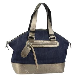 Chlo&eacute; Pre-owned Tote Bag - - Pre-owned - Damen - Blau - ONE SIZE