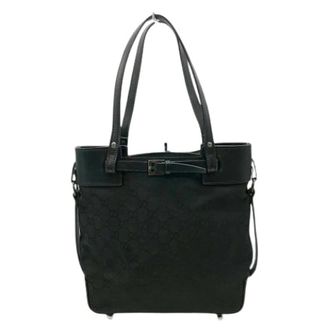 Gucci Pre-owned GG Canvas Tote Bag - - Pre-owned - Damen - Schwarzk - ONE SIZE