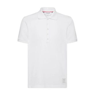Thom Browne Polo Shirt - - Tops - Herren - Wei&szlig; - XL