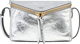 MCM Diamant 3D Schultertasche - Silber