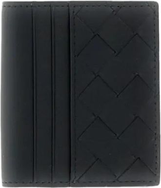 Bottega Veneta Portemonnaie - Intrecciato Leather Wallet With Card Slots - Gr. unisize - in Schwarz - f&uuml;r Damen