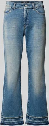 Marc Cain Flared Fit Jeans aus Baumwoll-Mix in verk&uuml;rzter Passform