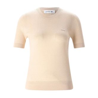Lacoste Damen, Strickwaren, Beige, LGr&ouml;&szlig;e