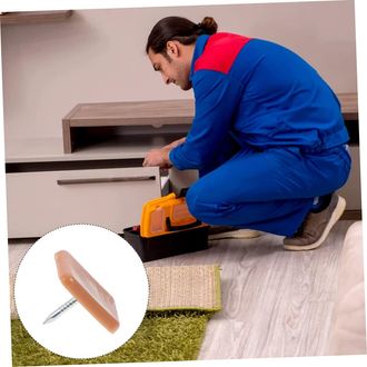 DOITOOL 30 Stück Teiliges Möbelgleiter Langlebige Nägel für Holzschubladen Reibungsarme Gleiter für Möbelbeine Einfache Montage Schutz für Hartböden und Teppi