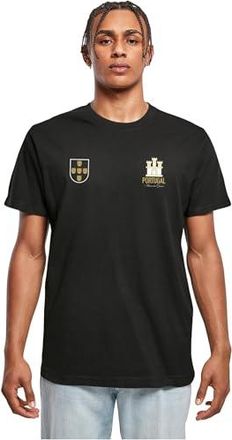 Mister Tee Mt3340-portugal Trikot Tee T-Shirt, Noir, M Hommes