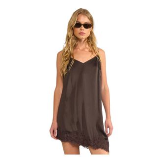 N&uuml;mph Robe Nunadine - Femme - Robes - Brun - Taille: 38 FR