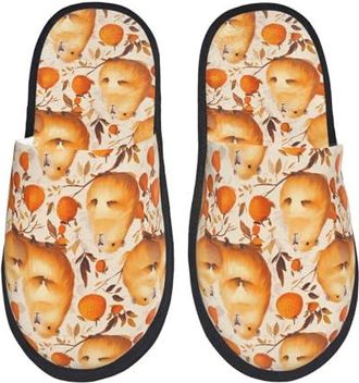 Generic Chaussons Femme Homme Imprimé Mignon De Capybara Chaussons Automne Hiver Antidérapantes Pantoufles Pour Invités, Pour Intérieur Extérieur, Femmes, Hom