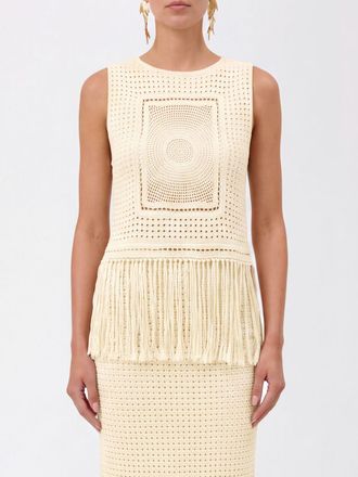 Zimmermann Top Femme couleur Jaune Cr&egrave;me