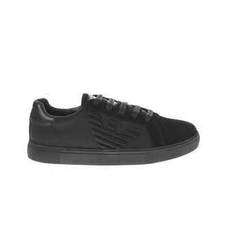 Emporio Armani Homme, Chaussures, Noir, Taille: 40 EU Baskets