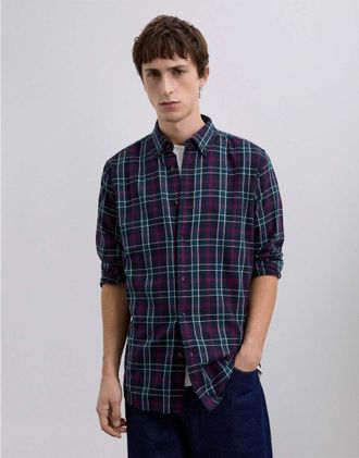 Scalpers Chemise &agrave; carreaux &eacute;cossais - Vert