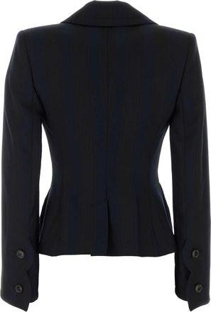 Vivienne Westwood Double-Breasted Wool Blazer - Black