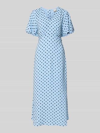 Ichi Midikleid mit V-Ausschnitt Modell ZABBY